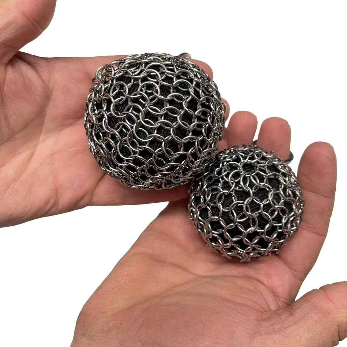 Chain Maille BALLS - Firm Squish & Picking Support - 2 size options ...