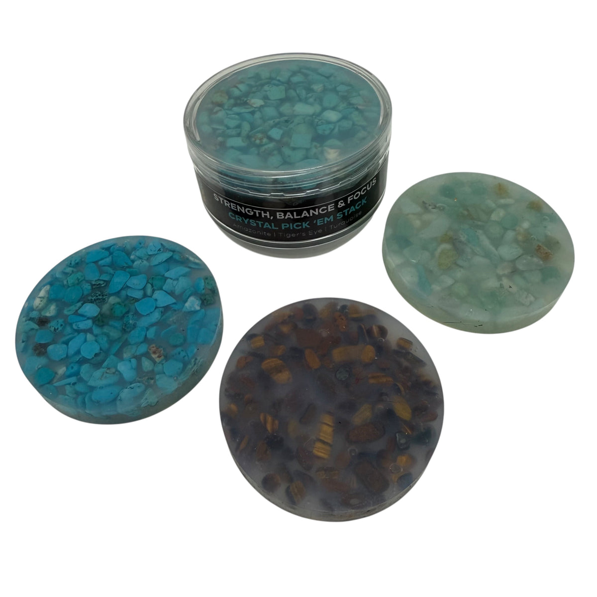 Strength, Balance & Focus Crystal Pick 'Em Stack : 3 Pack - Amazonite ...