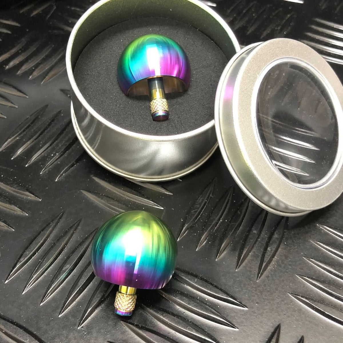Oil Slick Atomic Spinner — My Sensory Store